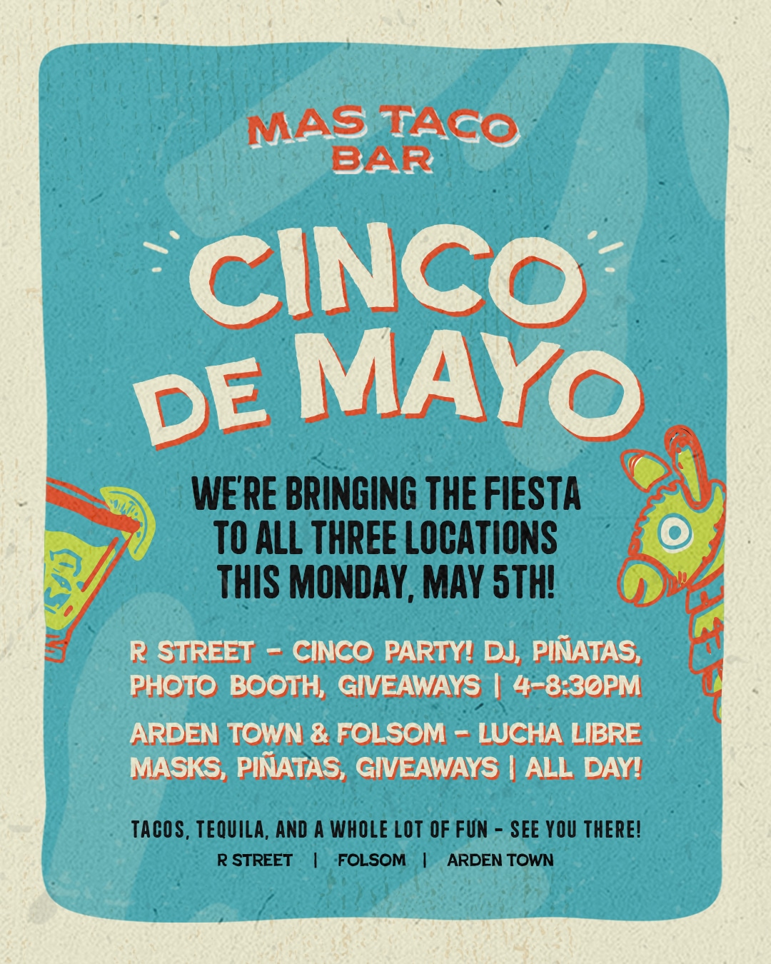 Mas Taco Bar - Mas Taco Bar in Sacramento and Folsom offers bold ...